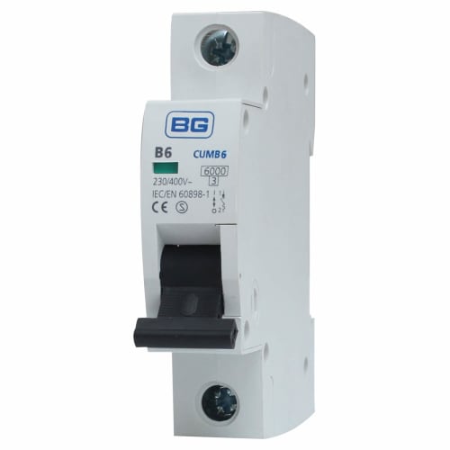 BG 6A Single Pole MCB - Type B